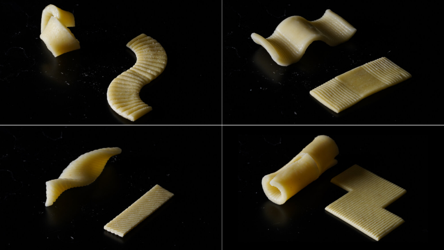 Researchers Develop Impressive Pasta That Morphs Into Shape When Cooked ...